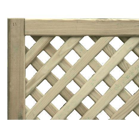 6x2 Elite Privacy Alderley Diamond Trellis 183x60 Garden Lattice Fence ...