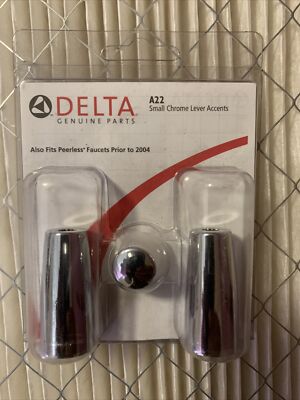 One Pair Delta A22 Small Lever Handle ACCENTS In Chrome | eBay