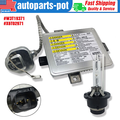 Xenon HID Headlight Ballast with Igniter D2S Bulb For Acura Honda Mazda ...