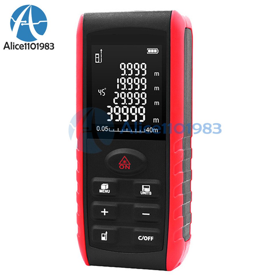 Handheld infrared Laser Rangefinder Digital Distance Meter Ruler Tool ...