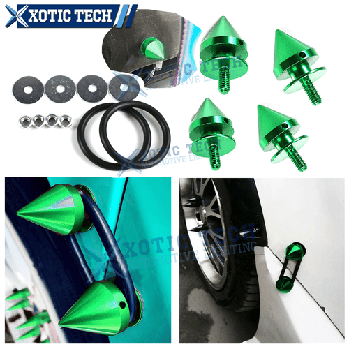 4X Spike Quick Release Fasteners Decor Kit Front Bumper Corner Edge ...
