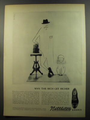 1953 Nettleton Shoes Ad - photo by Bert Stern - Why the rich get richer ...