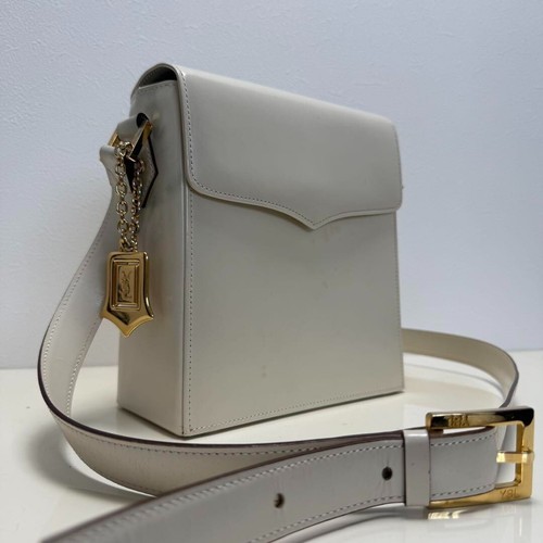 YSL Yves Saint Laurent shoulder bag leather gold hardware used | eBay