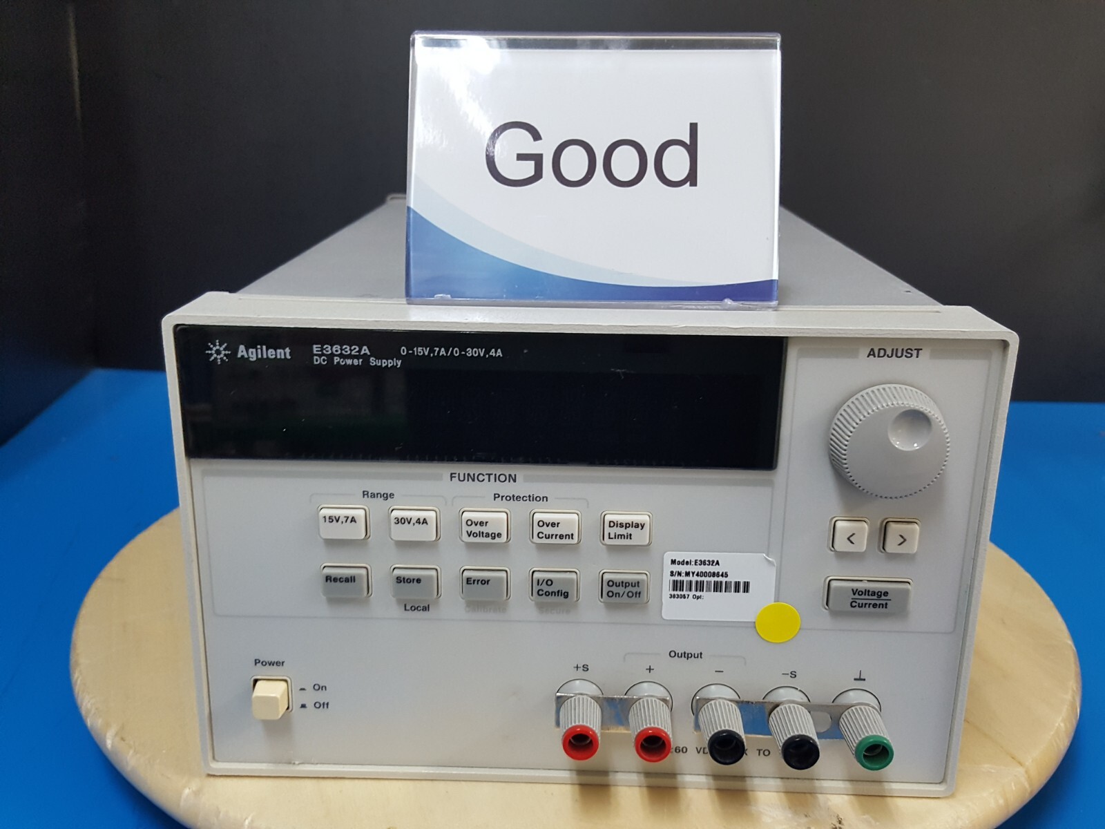 Agilent E3632A: 0-15V, 7A / 0-30V,4A DC Power Supply w. Opt. 0E3 (8645 ...