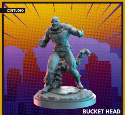 Bucket Head - 40mm Crisis Protocol Proxy Mini | Superhero | C27 Mini | eBay