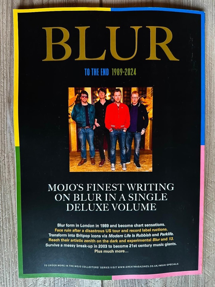 MOJO COLLECTOR'S SERIES Magazine BLUR To End 1989-2024 MODERN MASTERS ...
