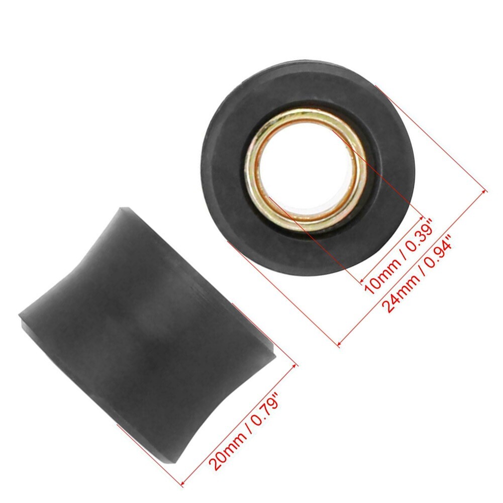 Rear Shock Bush Rubber Set 10 Piece Universal Accessories Black Cushion ...