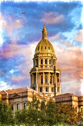 The Denver Capitol Dome at Sunset by Chris Lord Photo Art Print Poster ...