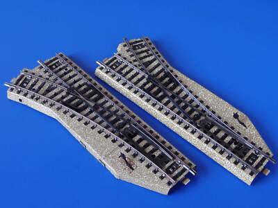 MARKLIN H0 - 5221 - Pair of Straight Manual Switches - M Track // EXC ...