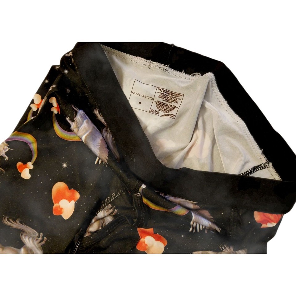 MAX DECO Mens BLACK Briefs Sexy Underwear HEARTS & HORSE Print STRETCH size Med | eBay