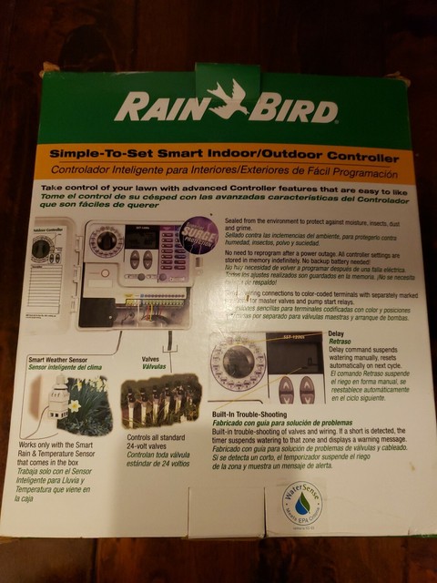 Irrigation/sprinkler Timer 12 Zone 120v Rain Bird Sst1200 Sst-1200s for ...