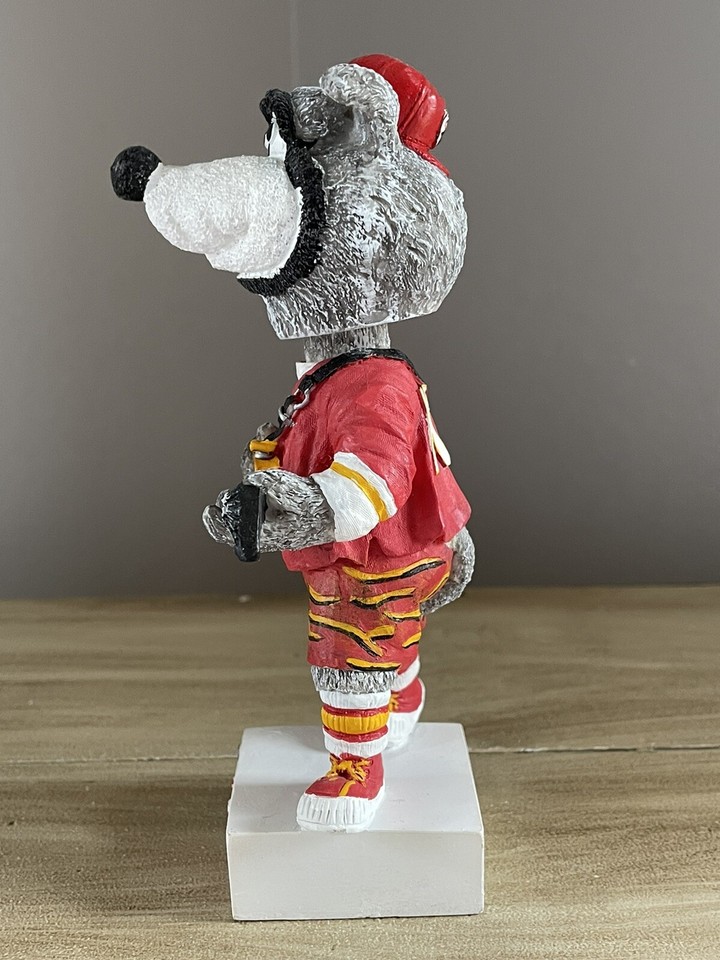KC WOLF Kansas City Chiefs NFL Mascot Nodder Bobblehead NIB! | eBay