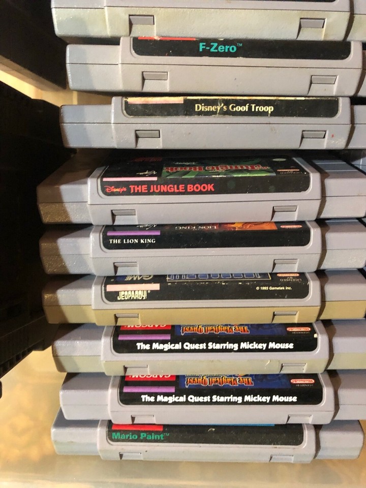 Vintage 1990-1999 Super Nintendo SNES Video Games: You Choose | eBay