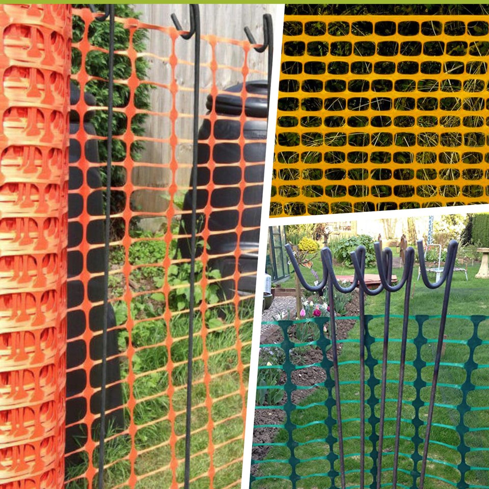 METAL FENCING PINS 1200mm x 10mm - Barrier Fence Stakes Event Road Line ...