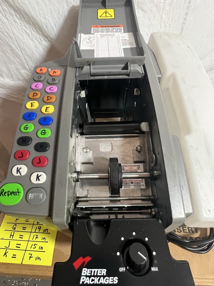Better Pack Packages 555eSS Tape Dispenser ( Letters Keypad A To k) | eBay