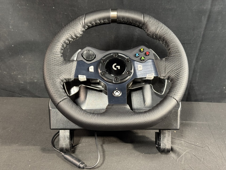 Logitech G920 Driving Force Racing Wheel + Pedals For Xbox One Used ...