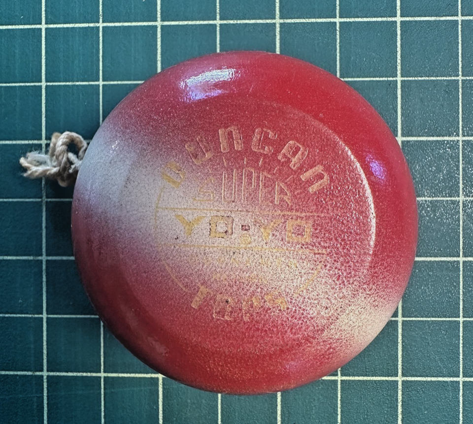 1950-60's Duncan Tops Super YO-YO Red with stripe | eBay