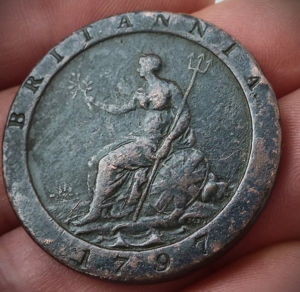 1797 GEORGE III CARTWHEEL PENNY. NICE COIN | eBay