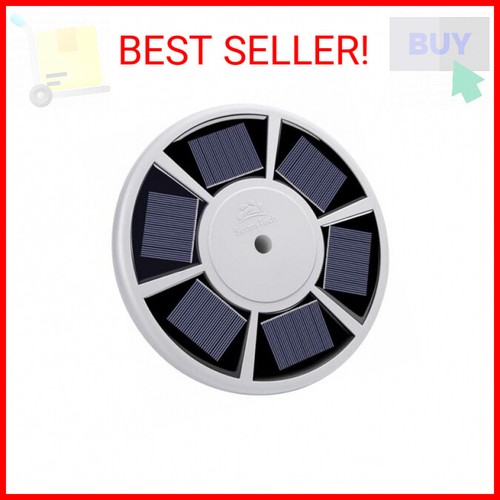 Sunnytech Solar Power Flag Pole Flagpole Light Auto Active Green Energy ...