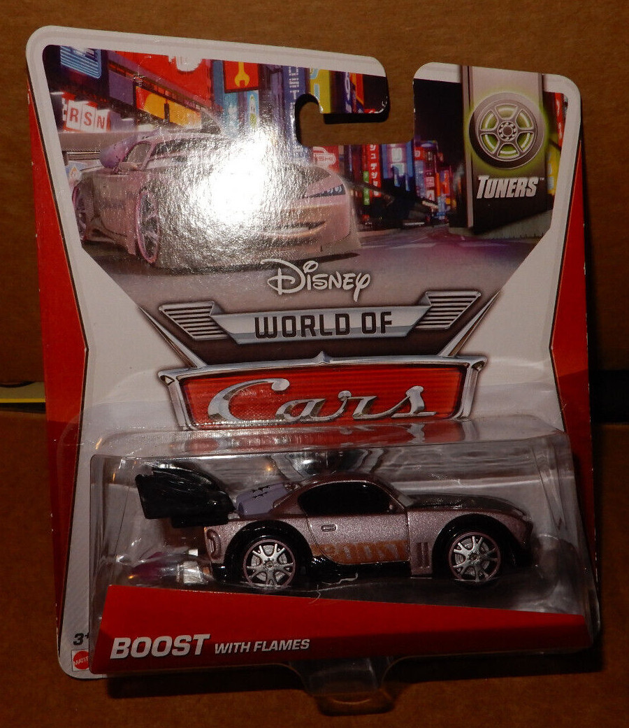 DISNEY PIXAR CARS "BOOST WITH FLAMES", NEW IN PACKAGE, SHIP WORLD WIDE