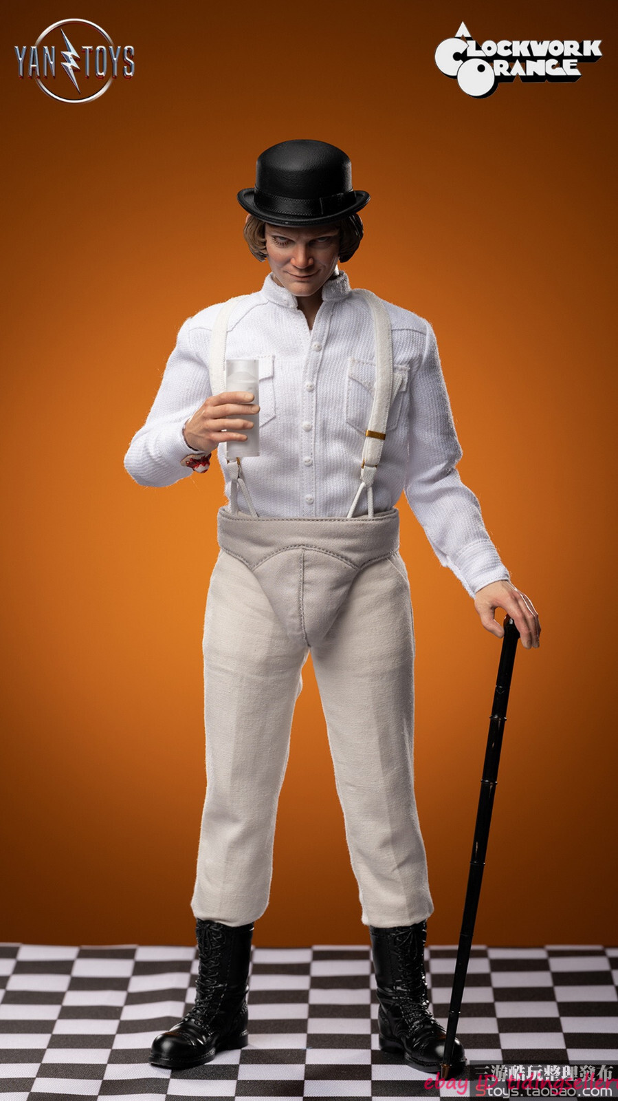 YANTOYS Kubrick A Clockwork Orange Alex 1/6 Action Figure Model Toys IN ...