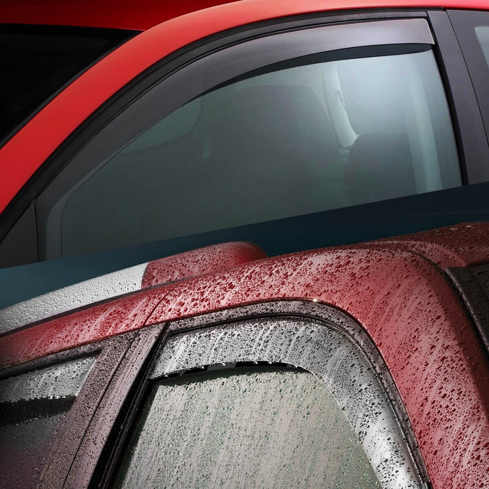 DARK TINT WINDOW VISOR/WIND DEFLECTOR VENT RAIN SHADE FOR 08-13 ...