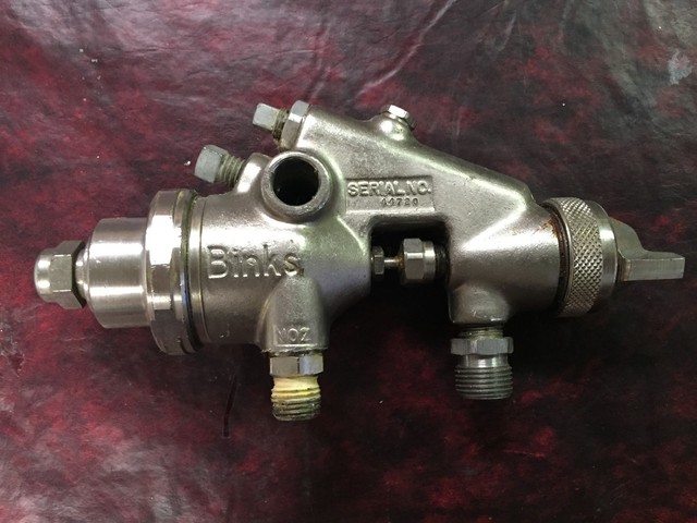 Authentic NOS Binks Model 61 Automatic Spray Gun Fluid Air Nozzles 63 ...