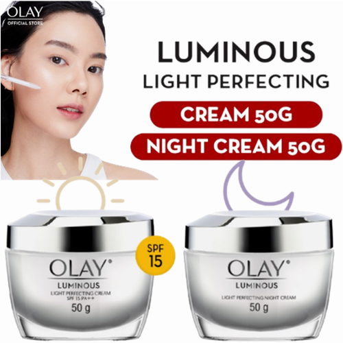 Olay Luminous Light Perfecting SET Day Cream SPF15 & Night Cream 50 ...