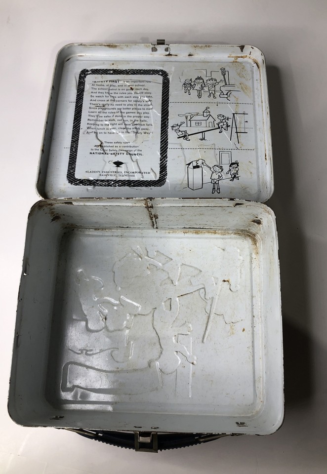 Back in 76 Metal Lunch Box WITH Thermos - Vintage 1975 | eBay