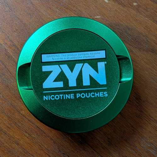 ZYN Rewards Metal Can GREEN Tin (IceTool Solid Anodized Aluminum Can ...