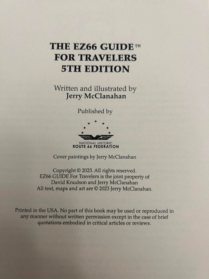 Route 66 EZ 66 Guide for Travelers, 5th Edition by Jerry Mc Clanahan ...