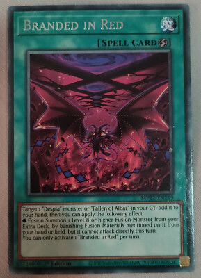 Branded in Red - MP22-EN219 - Unplayed & Near Mint - Rare - Yugioh ...
