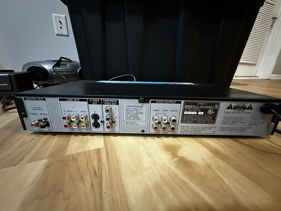Sony DVD/CD/Video CD Player DVP-NS400D 5.1CH Decoder ~Tested | eBay