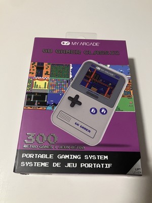 Go Gamer Classic My Arcade Portable Gaming System 300 Retro Games New ...