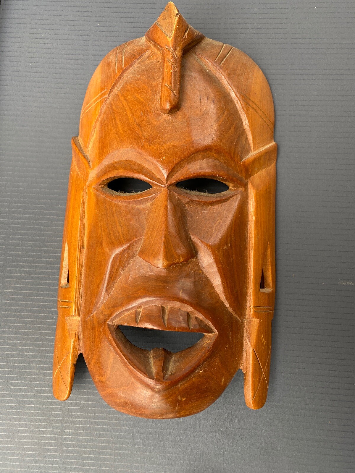 Old Carved Wooden Polynesian FIJI TONGA Tiki Mask Classic 1960’s Retro ...