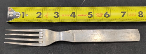 WWII/2 German officer type field fork for multi-piece set later war ...