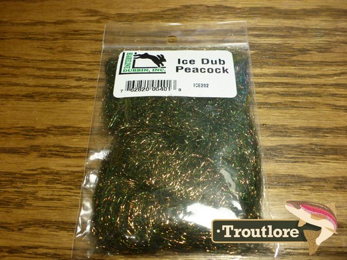 ICE DUB PEACOCK GREEN HARELINE DUBBIN - NEW FLY TYING DUBBING | eBay ...