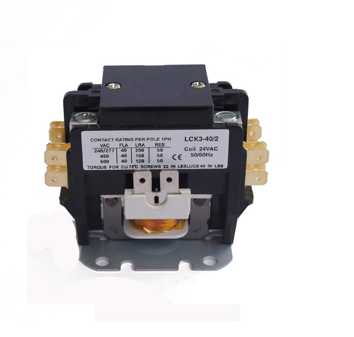 2 Pole Air Conditioner Contactor Condenser Contactor Compressor ...