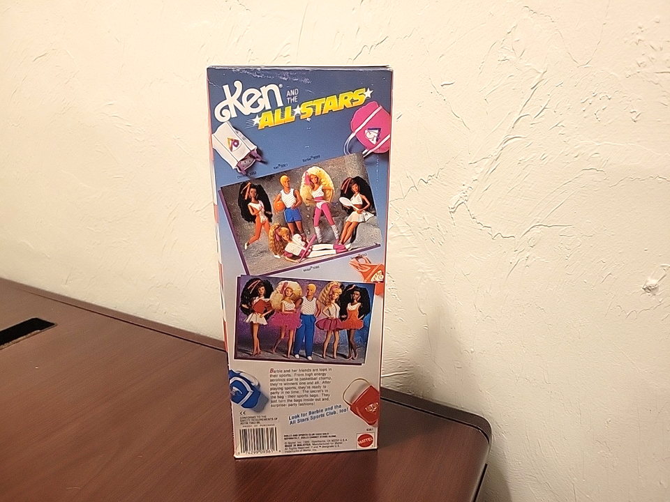 Vtg 1989 Barbie and the All Stars KEN Doll Basketball 9361 NRFB | eBay