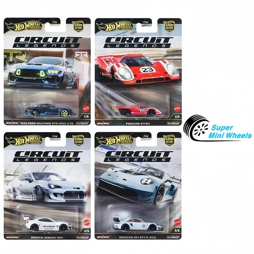 Hot Wheels 2025 Car Culture K Case - Circuit Legends - 4 Cars | eBay