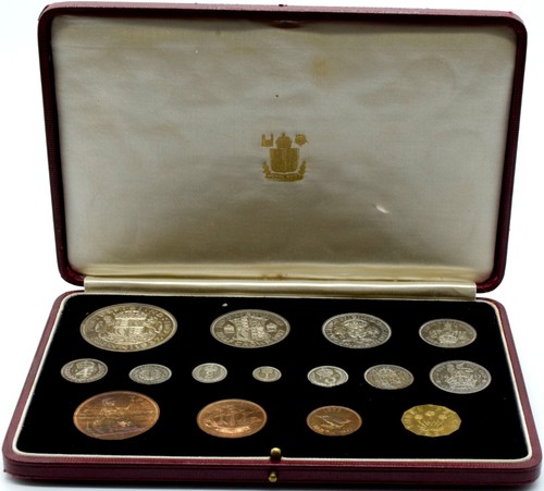 Coin Silver Specimen 15 Set Halfcrown - Penny Maundy Money Uncirculated ...