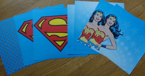 Wonder Woman & Superman Scrapbooking paper Set Creative Imaginations | eBay