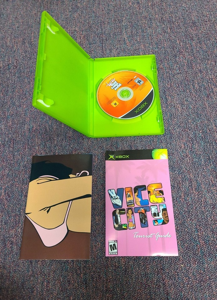 Grand Theft Auto Vice City (Microsoft Xbox) Xbox(Blockbuster Cover Art ...