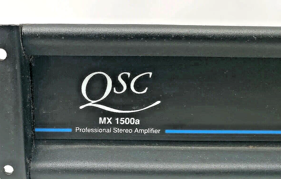 QSC MX1500A Stereo Audio Power Amplifier New Caps & Fan Warranty! | eBay