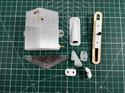 Assorted parts for .35~.40 sized control line model airplane | eBay