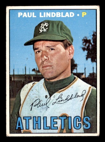 1967 Topps Baseball #227 Paul Lindblad VG *e1 | eBay