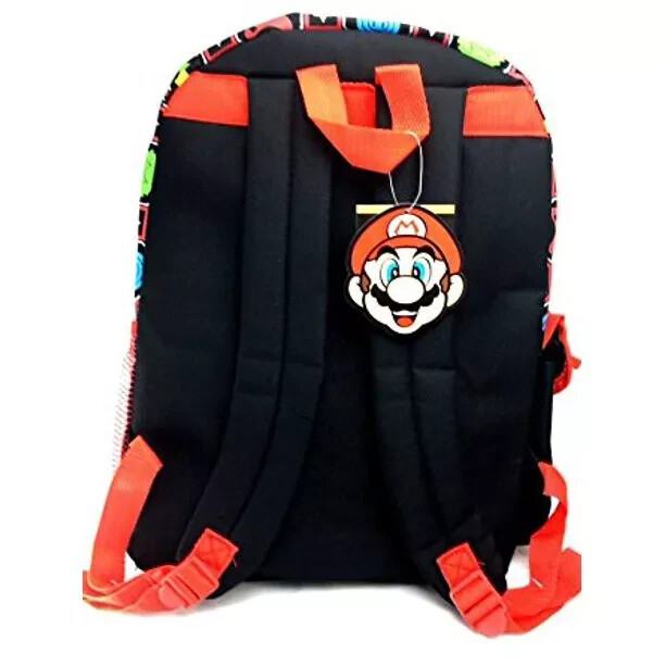 Nintendo Super Mario Lugi Yoshi Bowser Toad Koopa 16" Large School ...