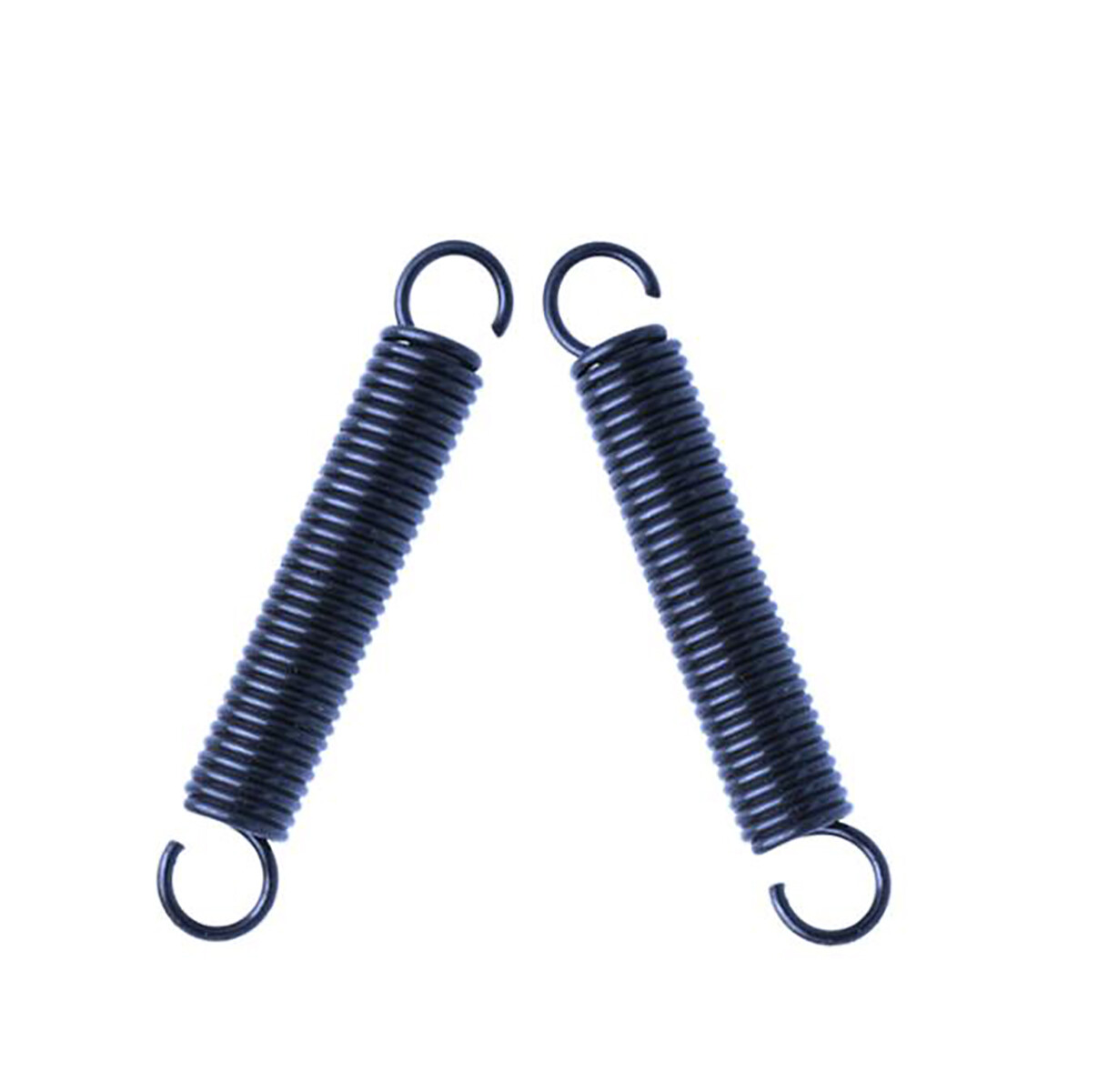 Wire Dia 1mm Extension Expansion Tension Spring Hook End Spring Steel ...