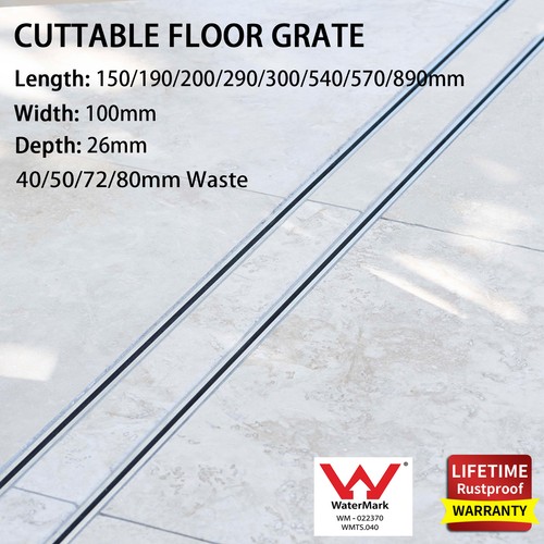 【Clearance】Smart Tile Insert Floor Grate Waste Strip Shower Drain ...