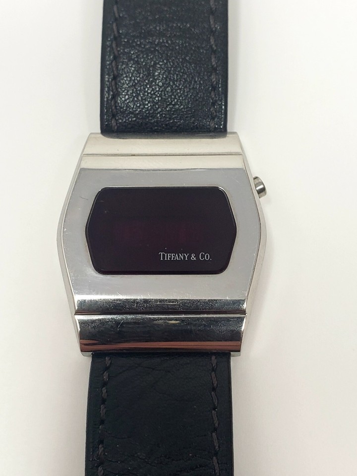 VINTAGE TIFFANY & CO CONCORD LED DIGITAL WATCH Watch and Box | eBay